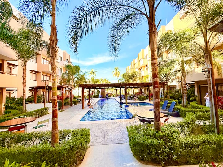 Lujoso Depto Mazatlán Con Alberca Y Playa Cercana - Mazatlan