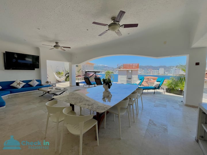 Casa Caracol Fracc Guitarrón Acapulco - Acapulco