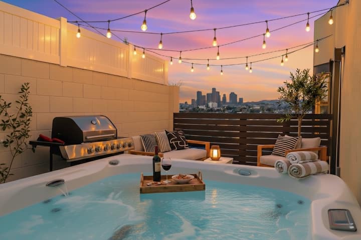 Dtla Skyline Views+hot Tub • Stylish La Getaway! - Montebello, CA