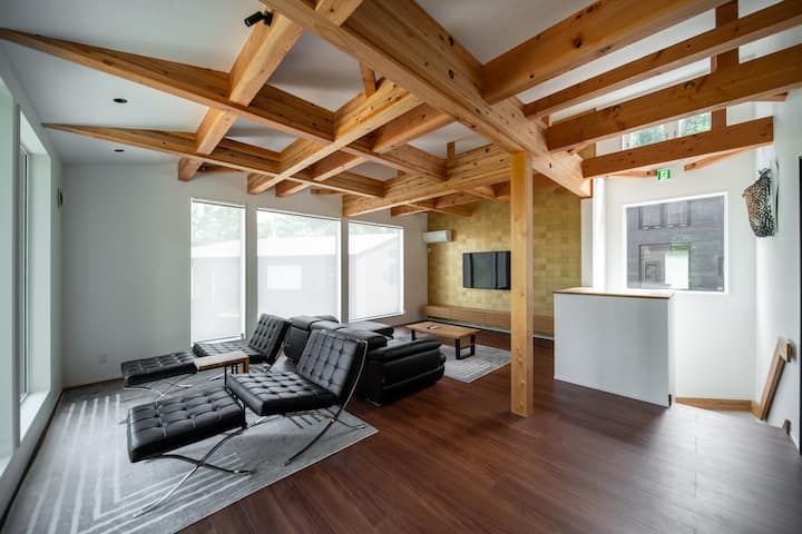 Villa 1 Newly Built Ski-in/ski-out Jacuzzi & Sauna - 오마치시