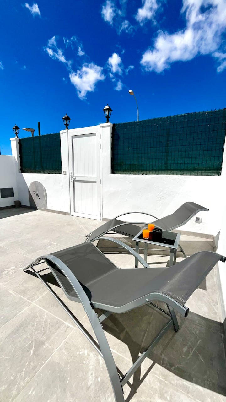 Bungalow Con Terraza Y Piscina - Maspalomas