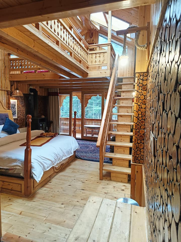 Riverside Duplex Wooden Cottage #103 - Kasol