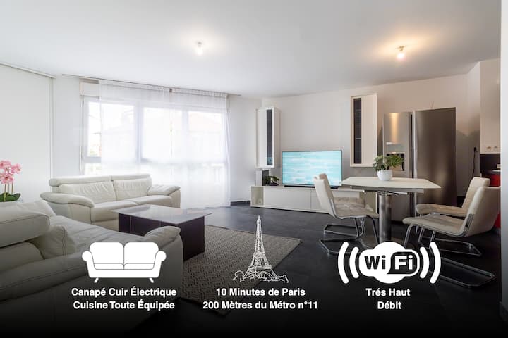 T3 Haut De Gamme à 10 Min De Paris, Avec Balcon - Bagnolet