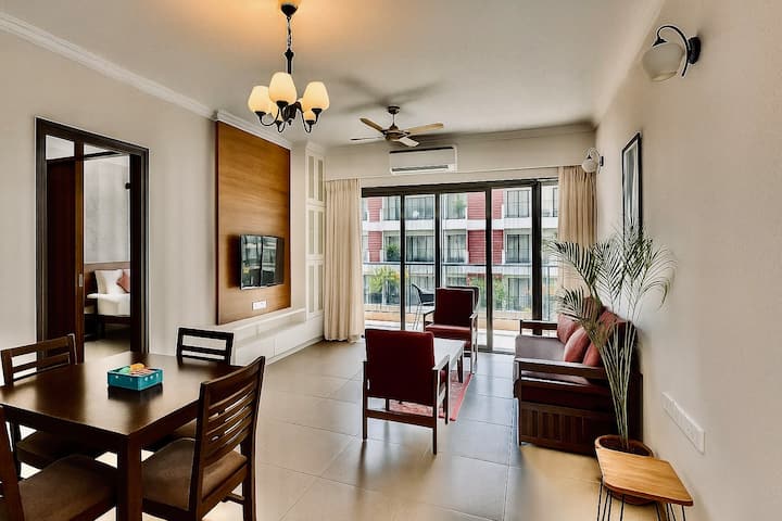 1bhk Pool View At Baga W/jacuzzi/steam/sauna/gym - Goa