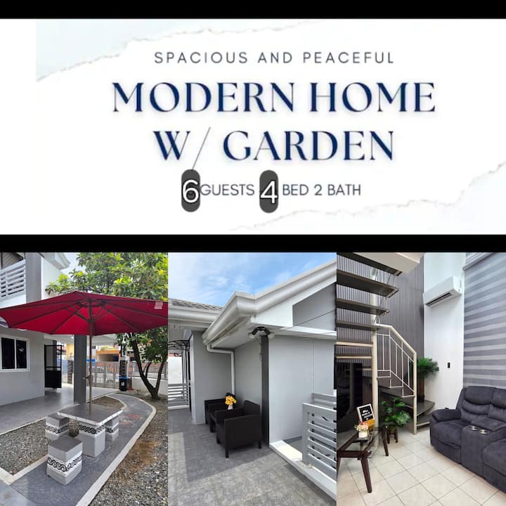 3 Br Modern Home W/ Garden - Fully Airconditioned - Imus