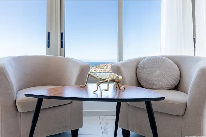 Ocean View Heated Pool Villa - Los Cristianos