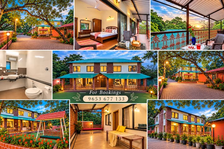Premium 6 Room Heritage Villa | 5 Mins To Market - Mahabaleshwar