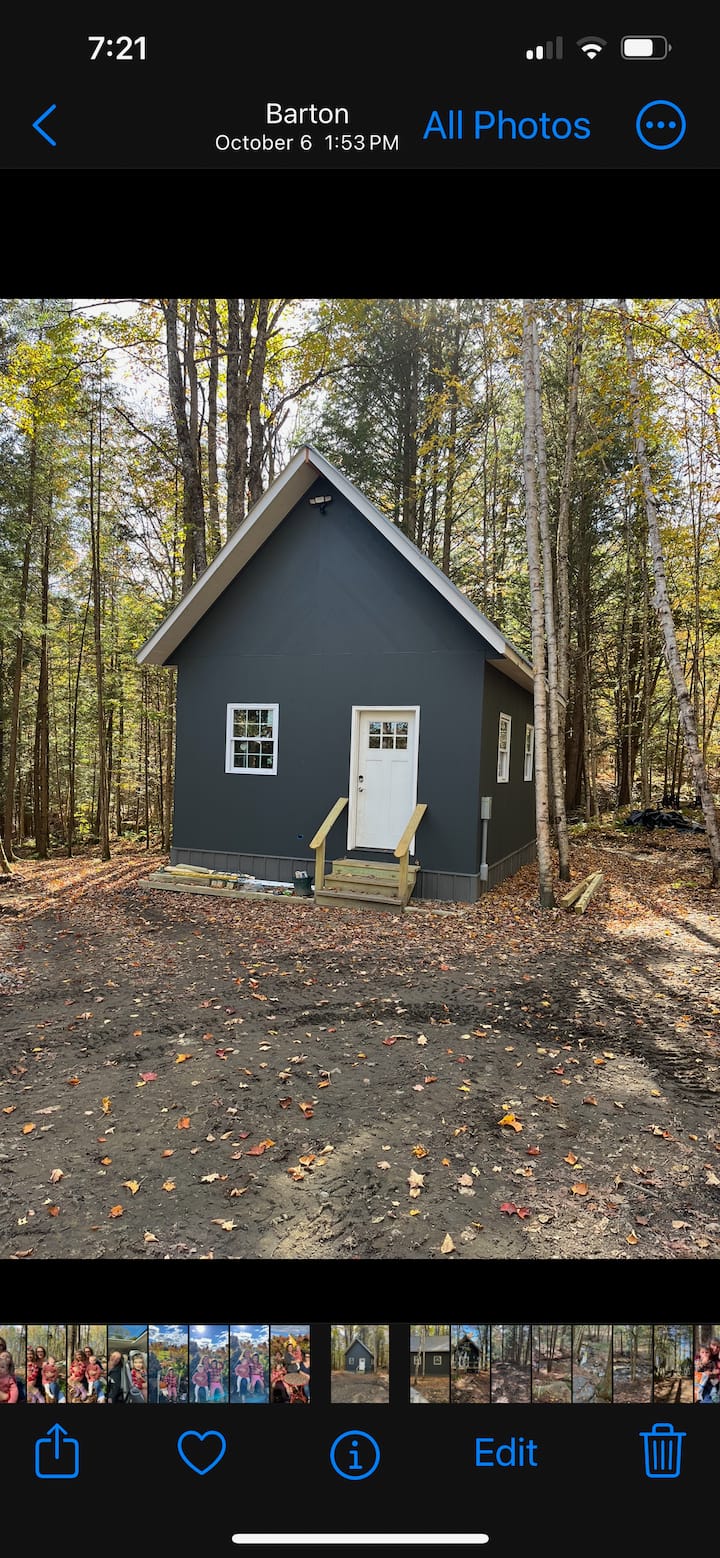 Cozy Cabin By Peaceful Brook
Brand New - Vermont