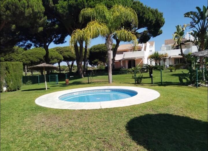 Bajo Con Jardín Campo De Golf - Novo Sancti Petri