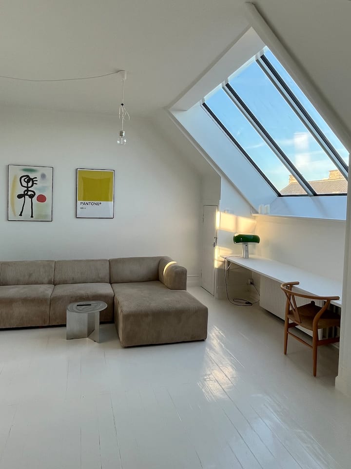 Penthouse Apartment W. Sunlight - Copenhaguen