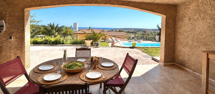 Villa Horizons Vue Mer Piscine 3 Chambres - La Seyne-sur-Mer