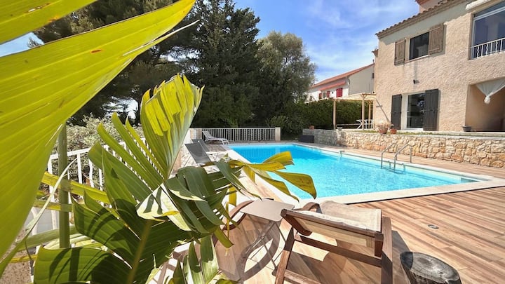 Villa Horizons Vue Mer Piscine - 200m Carrés - Six-Fours-les-Plages