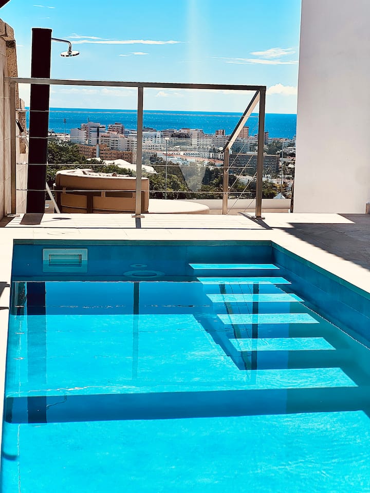 Villa Margarita Ocean View And Private Heated Pool - Costa Adeje