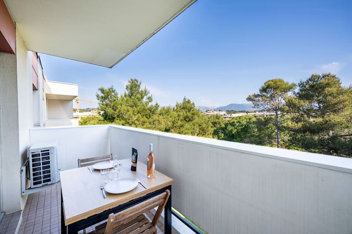 L’eden Bleu • Calme, Balcon, Piscine, Tennis - Juan les Pins