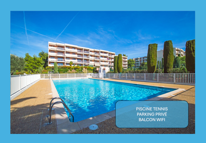 L’eden Bleu • Parking, Piscine, Tennis & Soleil - Antibes