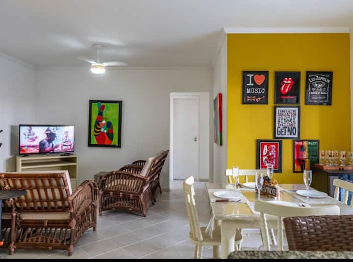 ÓTimo Apto480 Mts Da Orla Itaguá Piscina,churrasq. - Ubatuba