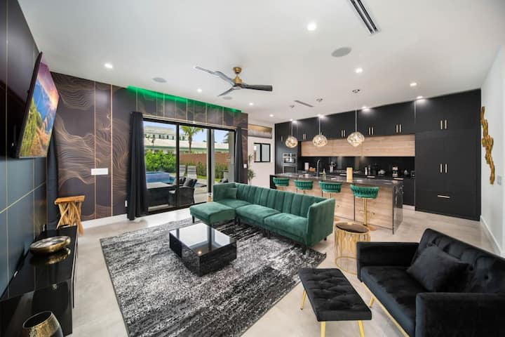 Retraite Elements De 4&nbsp;Chambres Avec Piscine, Spa, à Pied De La Plage - Fort Lauderdale