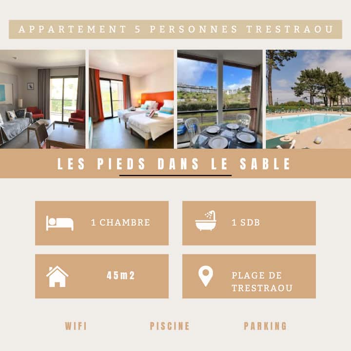 Spacieux 2 Pièces 5 Personnes Plage Et Piscine - Perros-Guirec