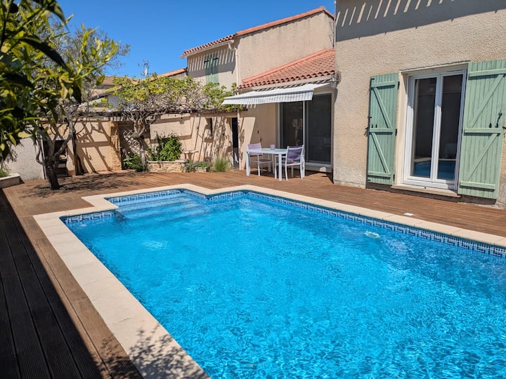 Maison De Vacances Avec Piscine - Saint-Aunès