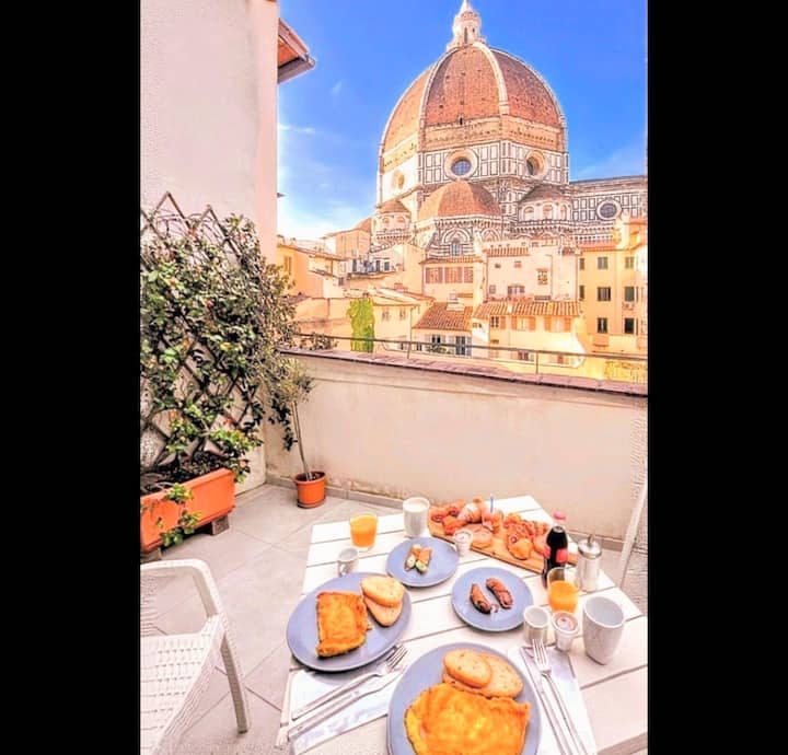 Attic Dreamlike Terrace View, Lovely Cozy&stylish! - Florencia