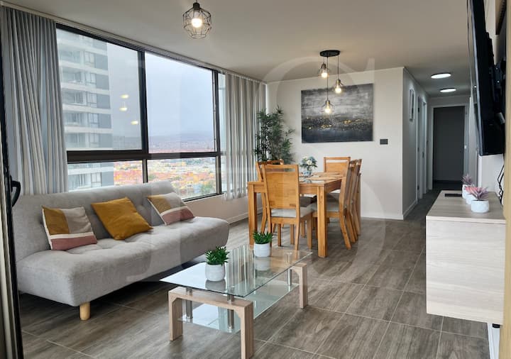 Modern Flat With Sea View | 3d | 2b | Terrace & Wifi - Antofagasta, Chile