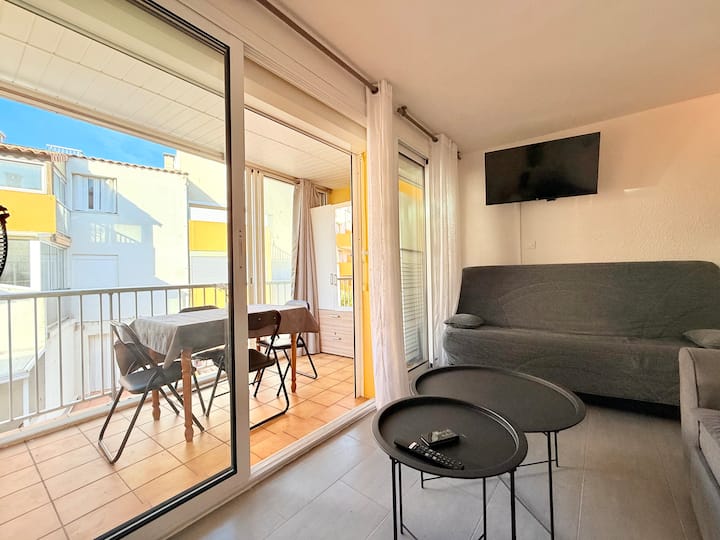 Sablotel -Studio 4pers -Piscine-plage 50m-flanerie - Agde