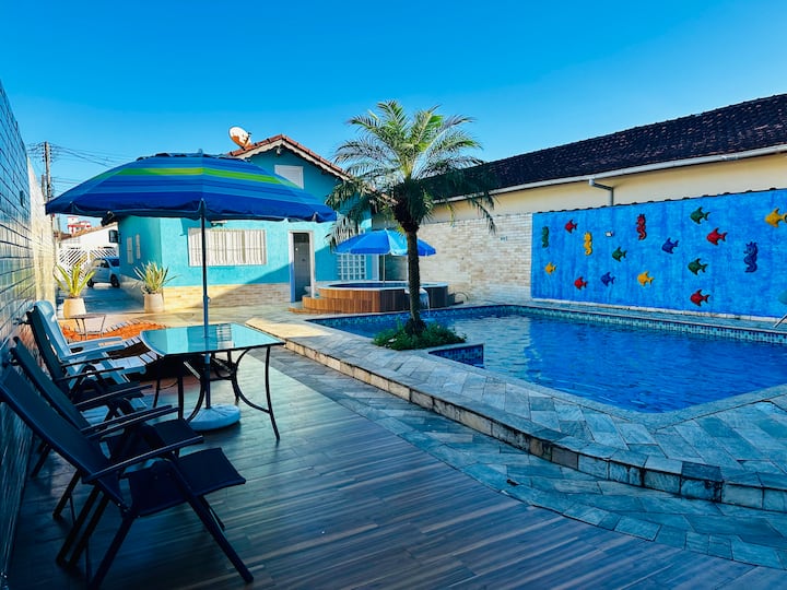 Casa Com Piscina Para Temporada - Praia Grande