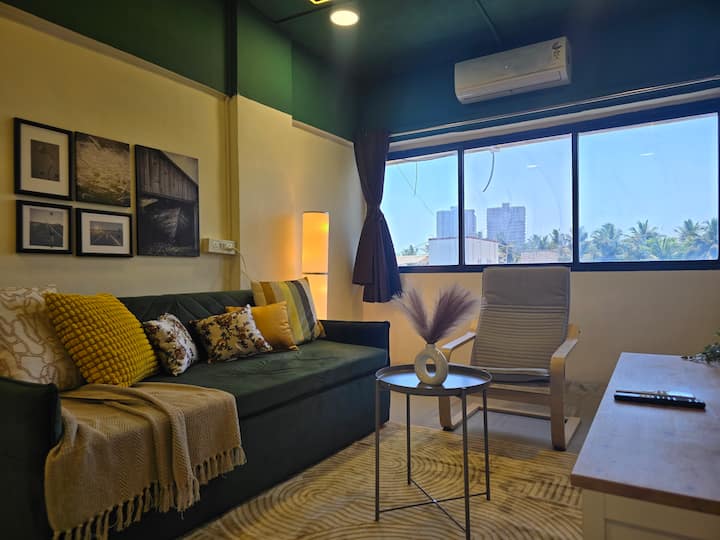 Lush 2bhk 7 Min Kokilaben Wifi 55 Inch Smart Tv - Mumbai