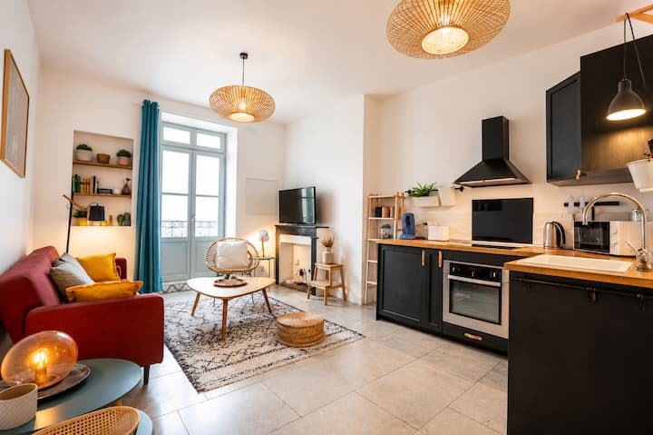 "La Violette"beau T2,clim, Centre Ville Clémenceau - Ibis Budget Montpellier Nord Euromédecine