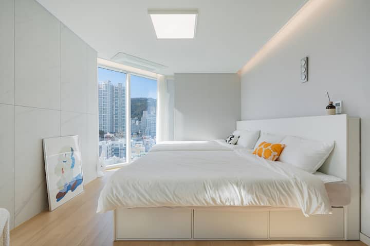 O Blanc!/gwangalli Seaside Stay · Family Apartment - Busan