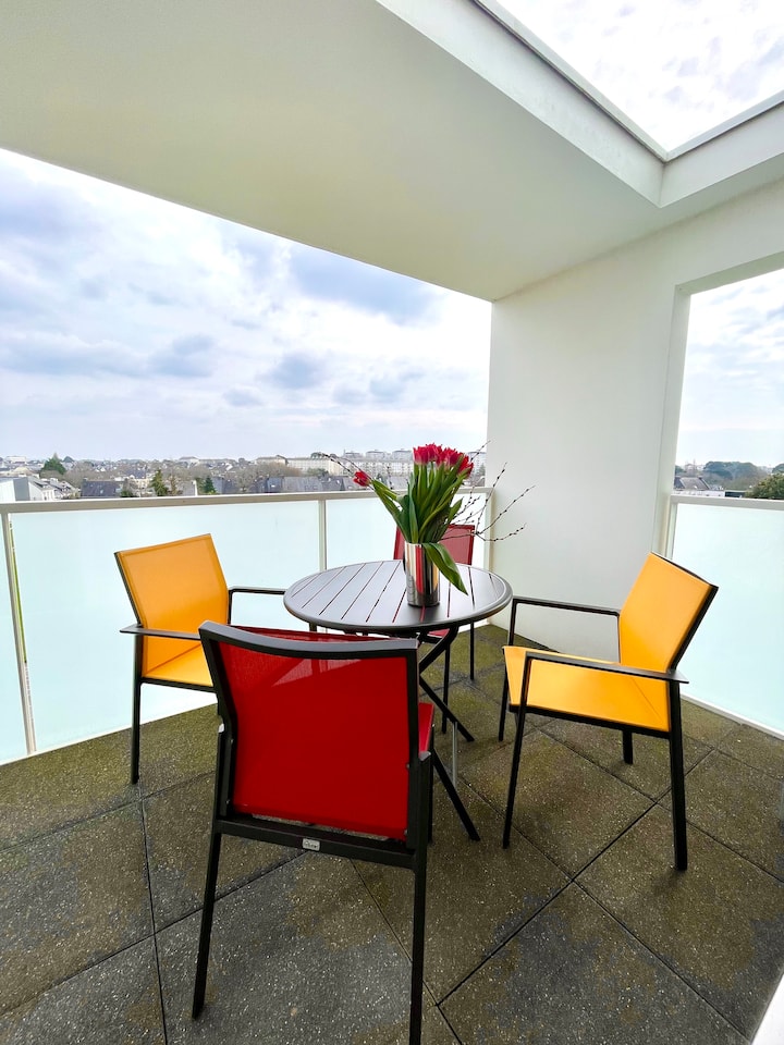 Appartement Design Avec Vue Et Parking Privé - Arradon