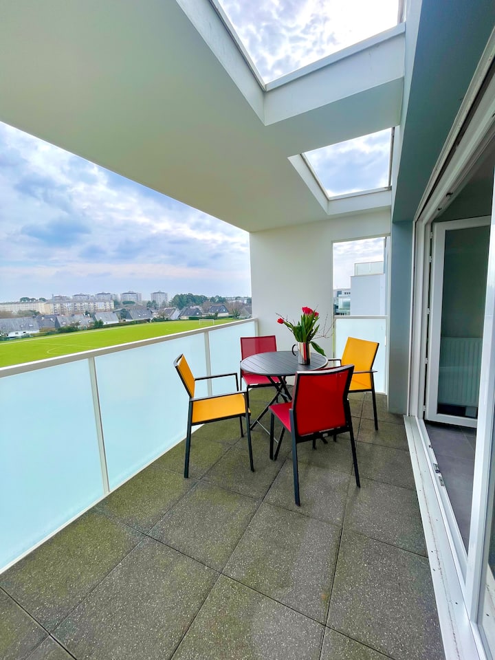 Vannes - Appartement Moderne 3 Pers - Parking - Île-aux-Moines