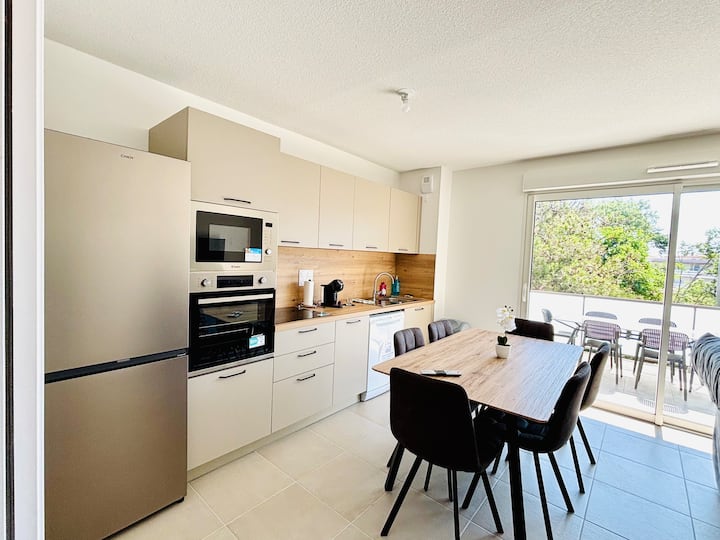 111 Accès Direct Mer, Terrasse, Confortable 4/6 P - Portiragnes