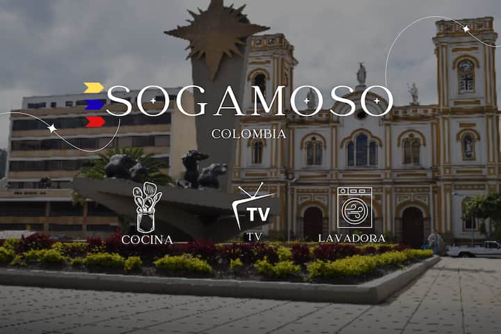 Apt+tv+kitchen+wifi+parking+work Area@sogamoso - Sogamoso