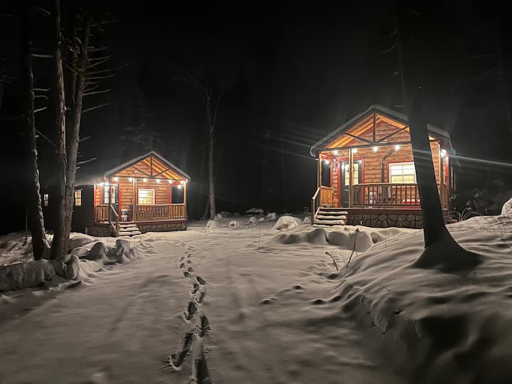 Two 1br/1ba Cabins - Sauna, Fire Pit, Trails, Lake - 挪威