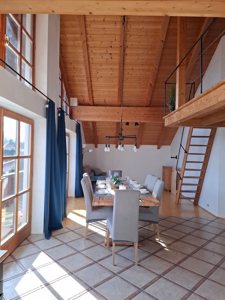 Fewo Loft Bergpanorama 1 Nähe Chiemsee 2-6 Gäste - Rosenheim