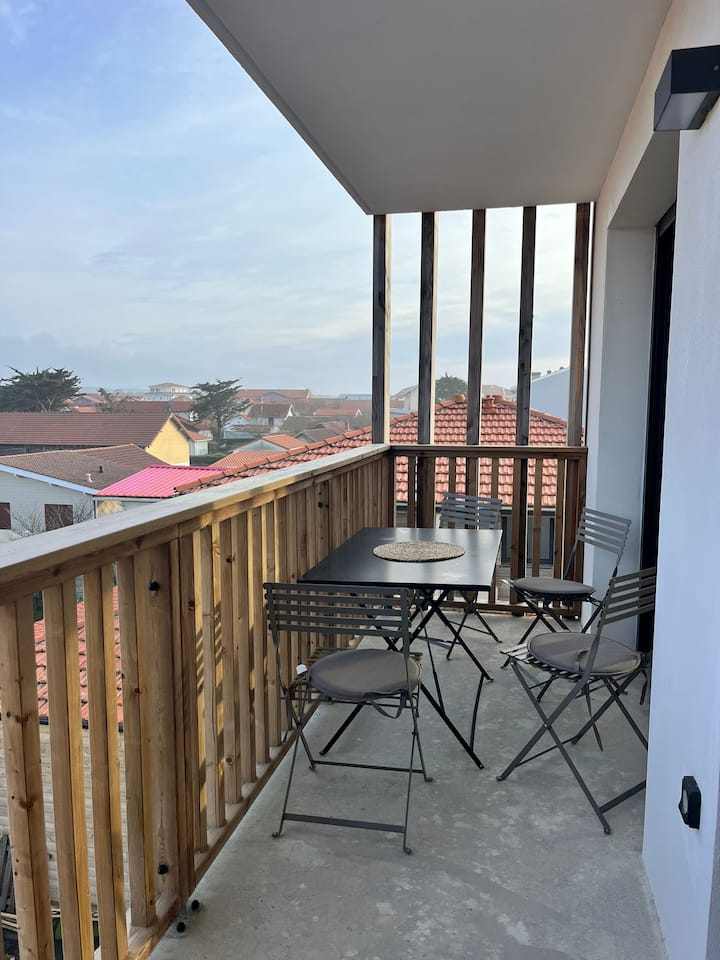 Galice~appart 2 Chb Océan Commerces à Pied Parking - Mimizan