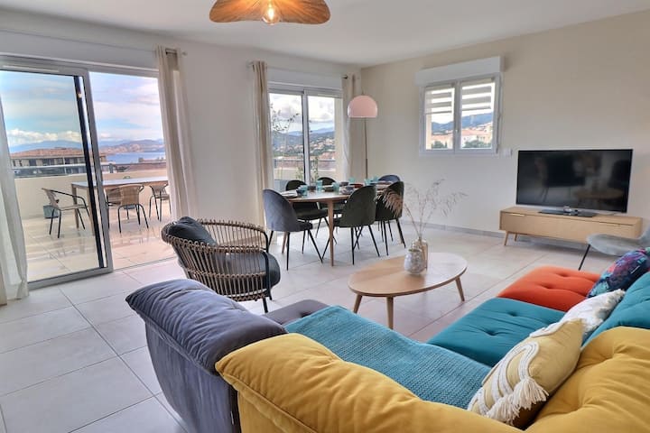 Appart Neuf 3 Chambres , Terrasse Vue Mer De 70 M2 - L'Île-Rousse