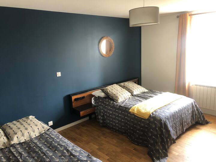 Chambre Familiale Vintage 2 à 4 Personnes - Gannat
