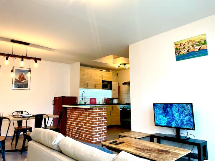 Bel Appartement T3 Rugby Et Nature - Toulouse