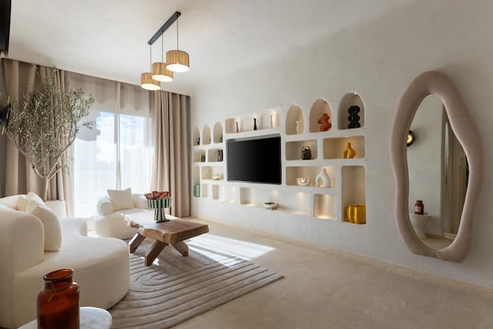 Luxury 1 Br Central Apartment Gueliz Self Checkin - Marrakech