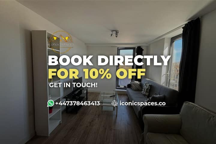4 Bed 2 Bath Balcony Retreat - 15min-o2 Arena! - London