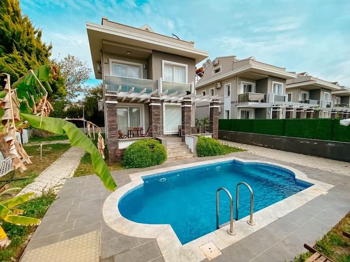 Seaside Serenity – Cozy 3br Villa & Bbq - Fethiye