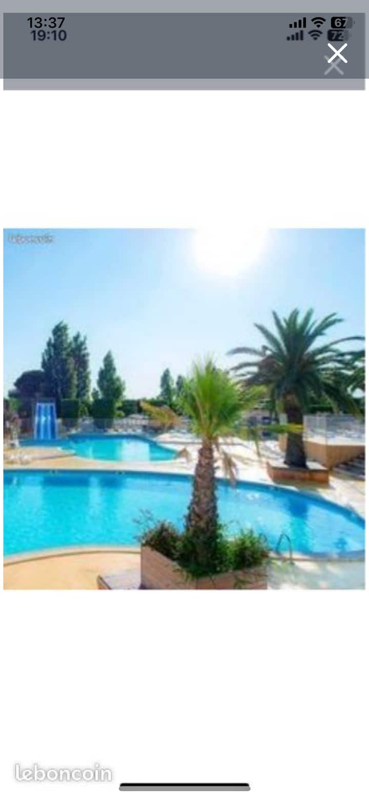 Location Sur Camping 4 éToiles-piscine - Vic-la-Gardiole