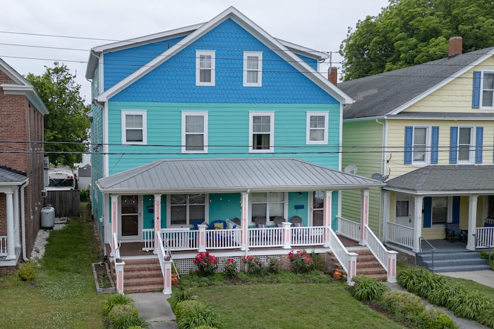Pet Friendly~next To Central Park~ Huge Bunk Room! - Cape Charles, VA