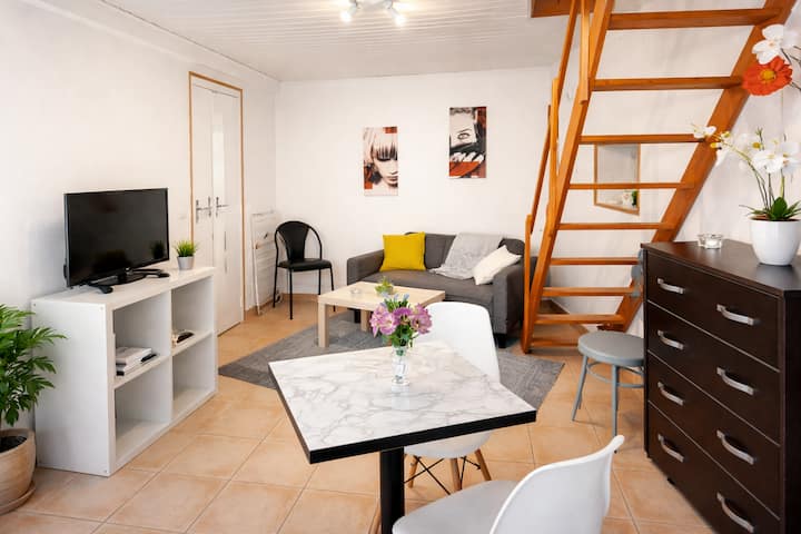 Escapade à Chatillon - Duplex 31m2 Climatisé Rdc - Briare