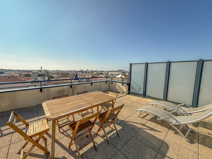Superbe Appart Avec Terrasse Et Vue Panoramique - Saint-Gilles-Croix-de-Vie