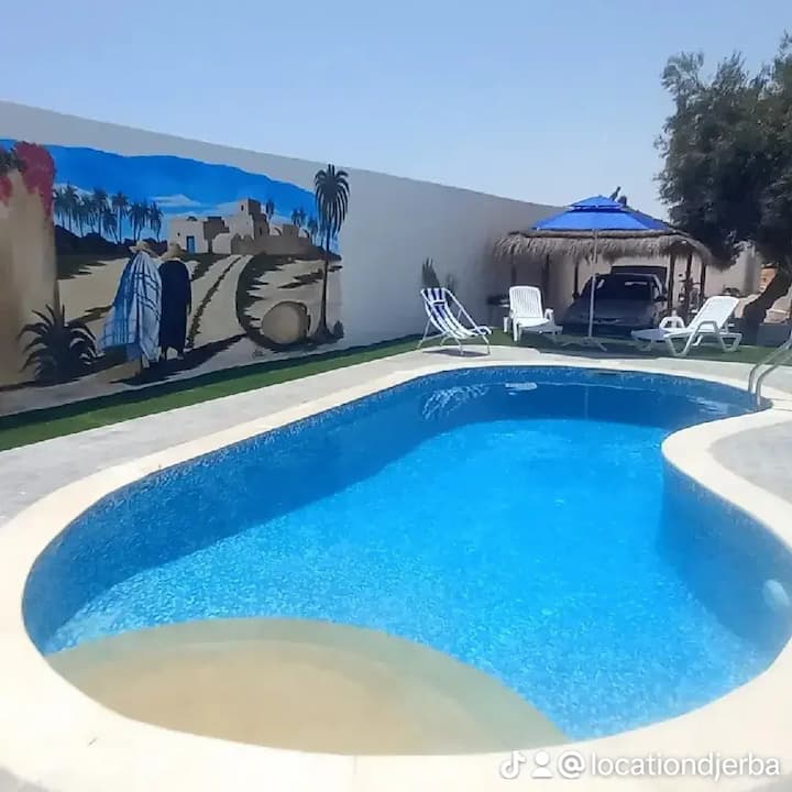 Charmante Villa Sarah  Sans Vis-à-vis Djerba - Djerba