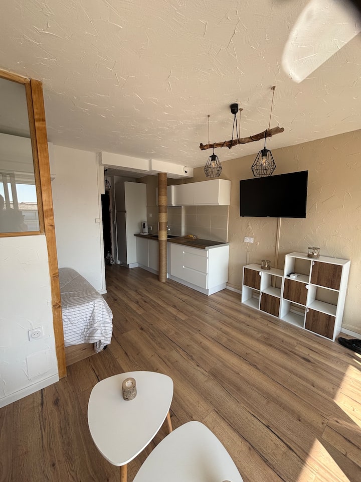 Appart 2/4 Pers Avec Piscine, 20 M De La Plage - Agde