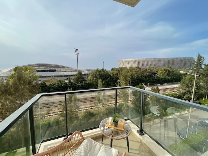 Appartement Premium : Vue Sur Stade - Rabat
